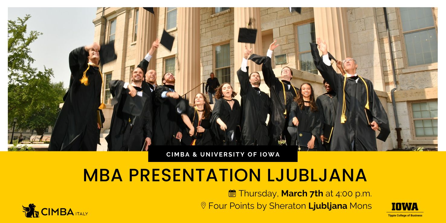 MBA Presentation in Ljubljana | CIMBA Italy - Tippie College of ...