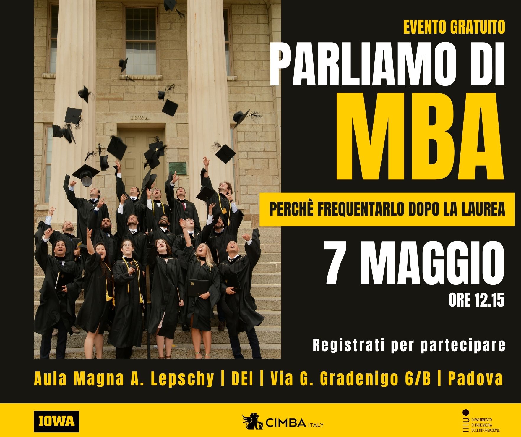 Parliamo di MBA | CIMBA Italy - Tippie College of Business | The ...